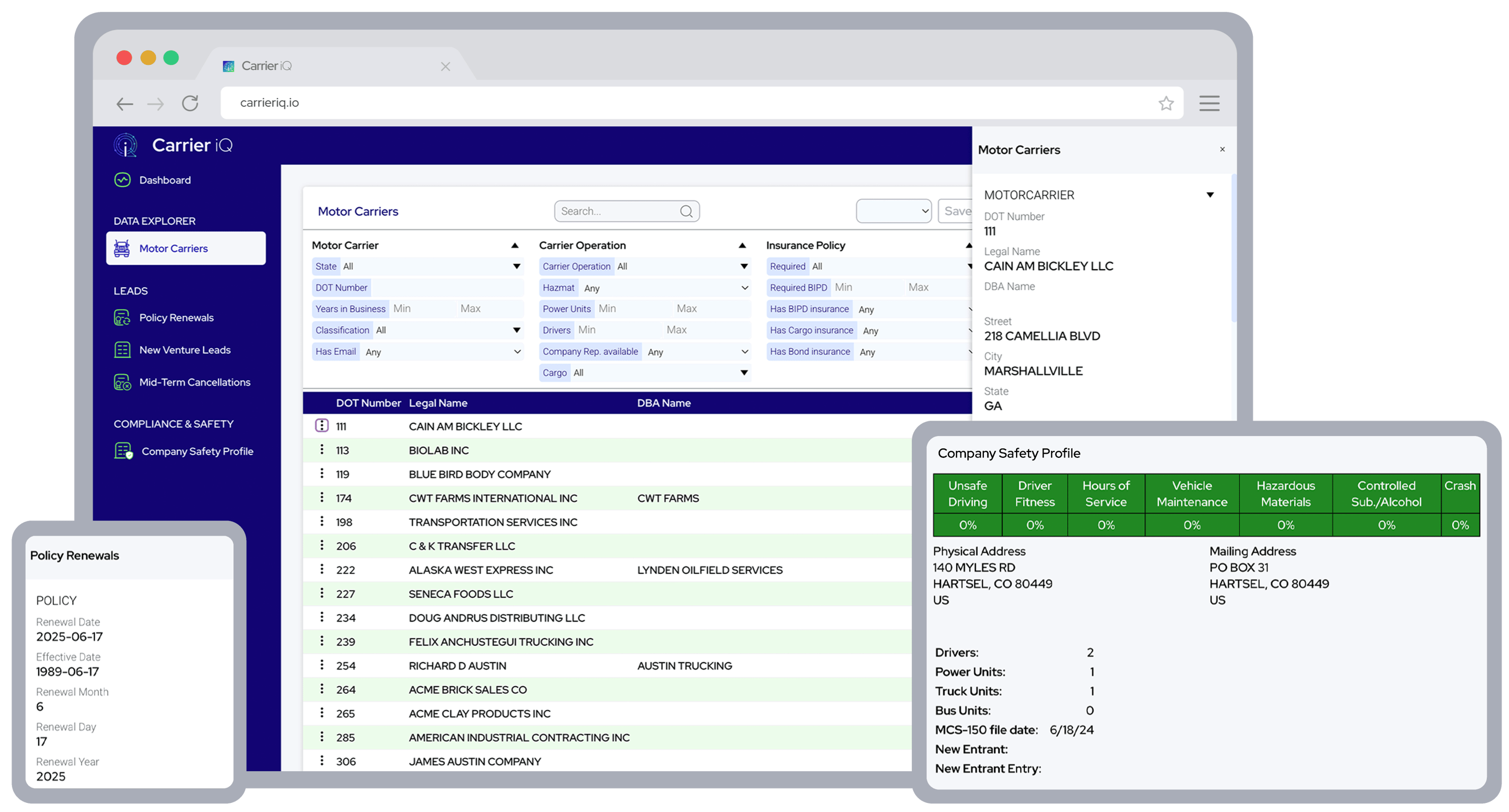 Carrier IQ | Real-Time Policy & Carrier Data for Insurance